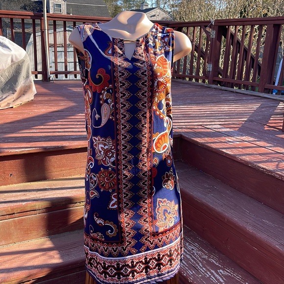 Haani | Dresses | Haani Boho Shift Dress Size Med Sleeveless Tank Style ...